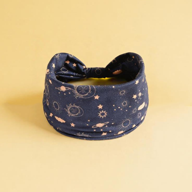 Olivenorma Boho Evil Eye & Sun Printed Adjustable Yoga Headband – us ...