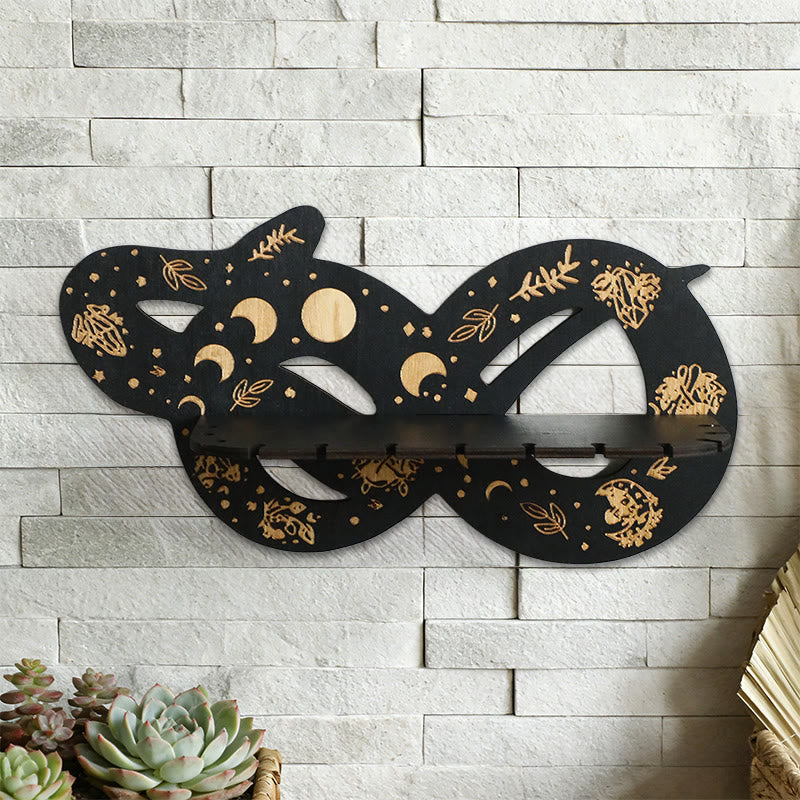 Olivenorma Wooden Sun&Moon Serpent Crystal Shelf – us.olivenorma
