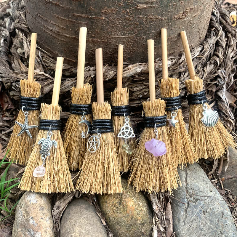 Olivenorma Handmade Mini Crystal Turtle Broom Ornament – us.olivenorma